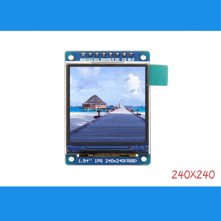 1.54inch SPI 240x240 RGB TFT LCD Display Module ST7789 Full Viewing 3. – MakerFocus
