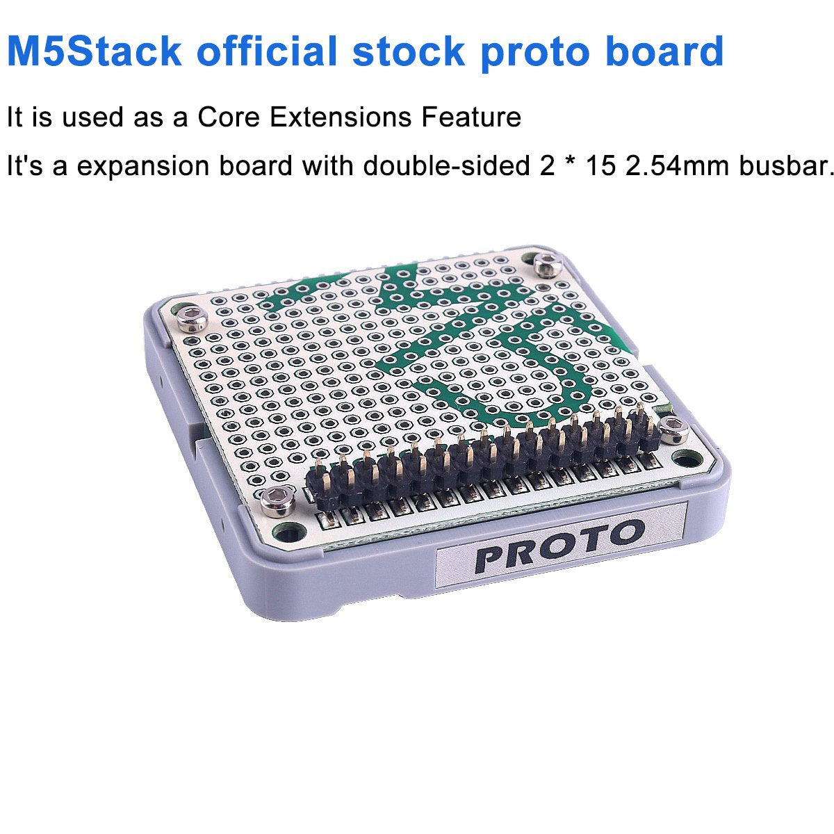 M5Stack Proto Board Prototyping Module with Extension Bus Socket for A – MakerFocus