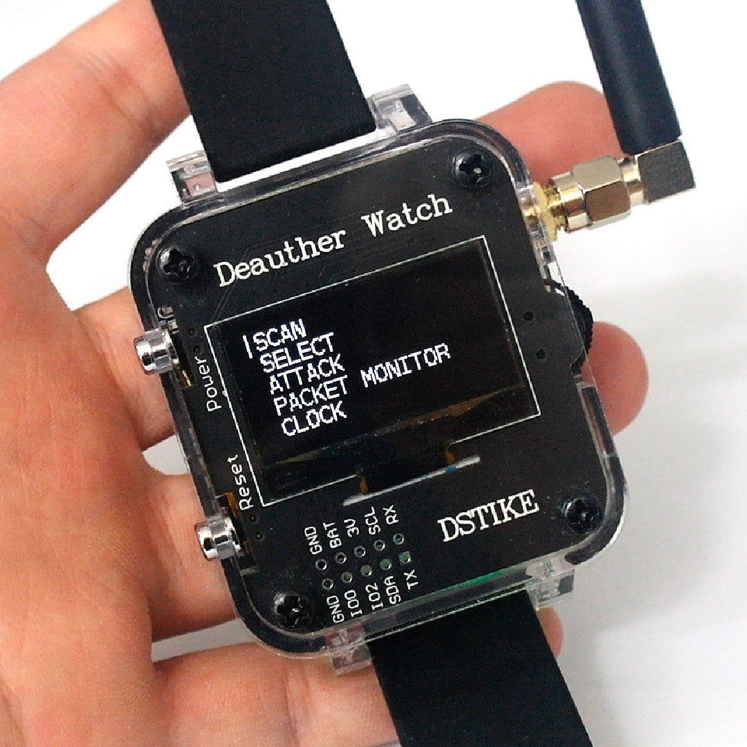 Seamuing WiFi Test Tool Deauther Watch V3S ESP8266 ESP07 Programmable ...