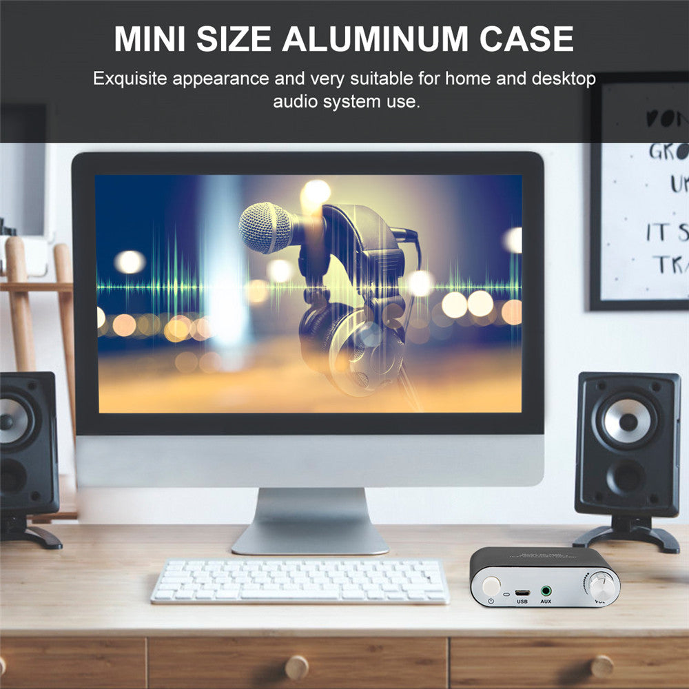 Bluetooth Amplifier Mini HiFi Stereo 2.0 TPA3116D2 2X50W Audio Amplifi ...