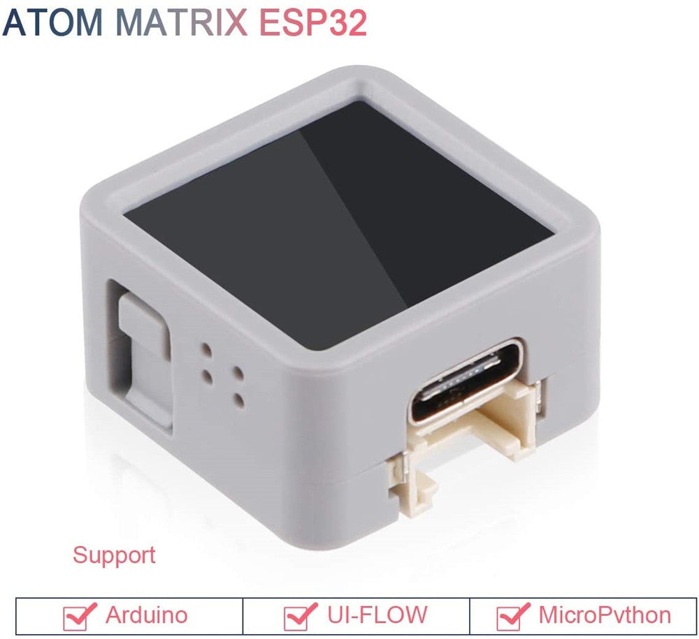 ESP32 Development Kit M5Stack Atom Matrix PICO USB Type-C 4 MByte Flas – MakerFocus