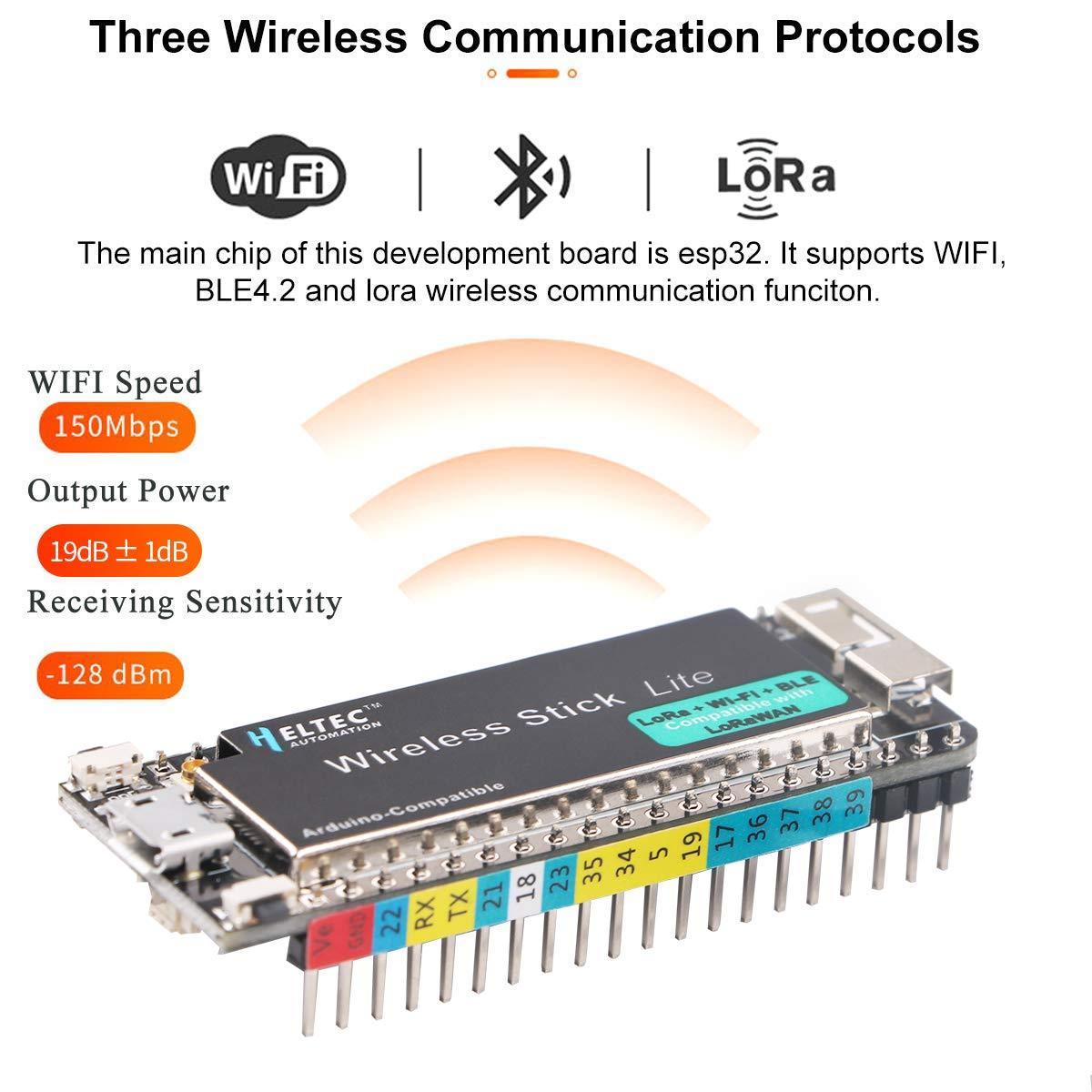 MakerFocus ESP32 Arduino SX1276 LoRaWAN Development Board with 868/915