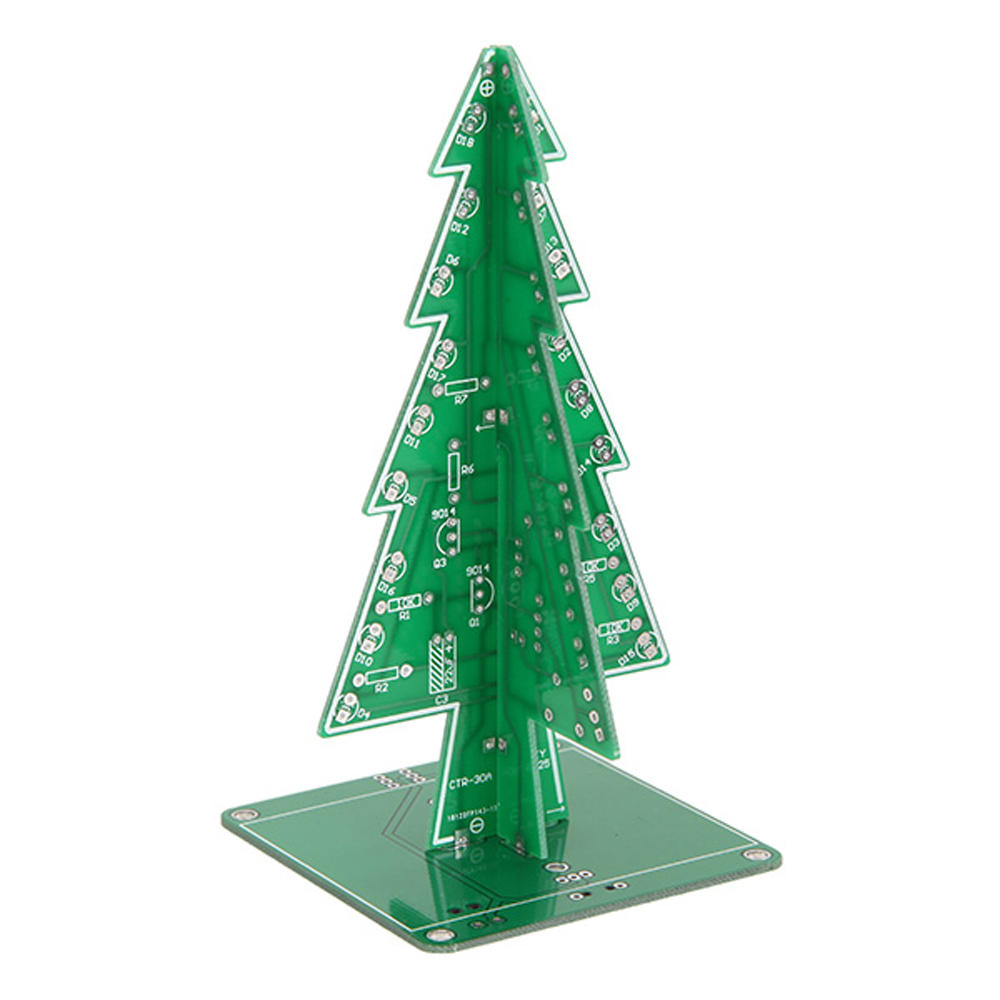 DIY Christmas Tree LED Flash Kit 3D Electronic Learning Kit – MakerFocus
