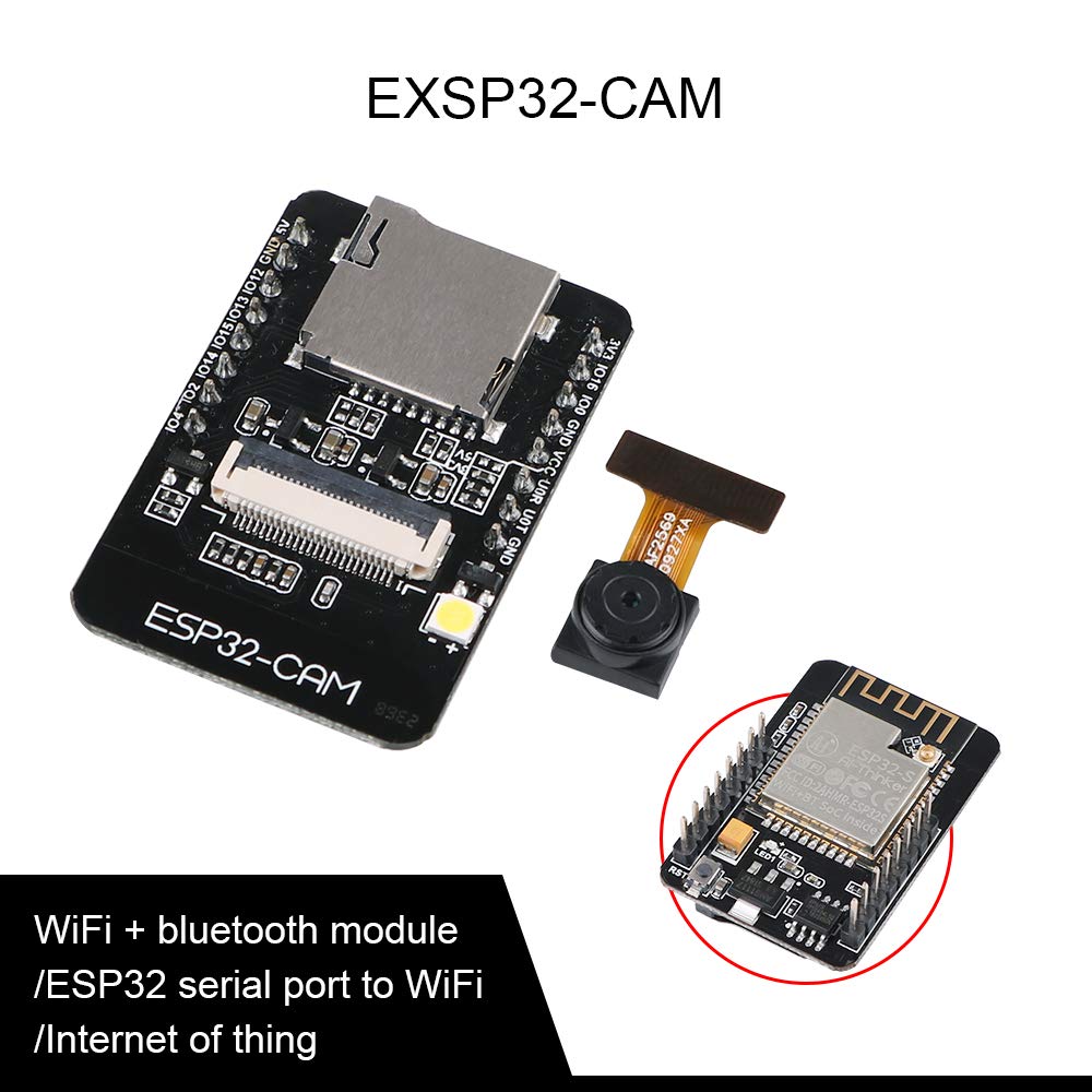 ESP32 Camera WiFi+Bluetooth Module OV2640 2 Million Pixels Camera ...