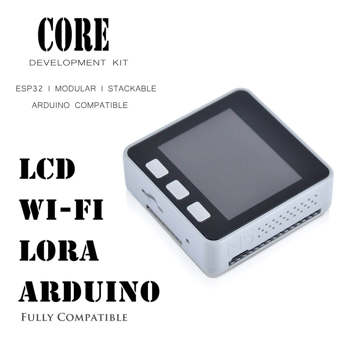 M5Stack ESP32 GREY Development Kit with 9Axis Sensor – MakerFocus