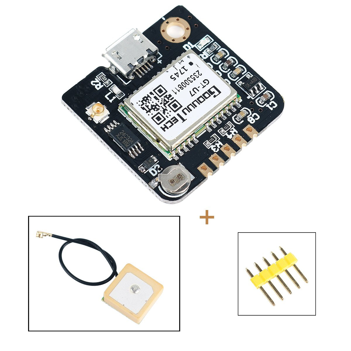 MakerFocus GT-U7 GPS Module Compatible with 51 Microcontroller STM32 A