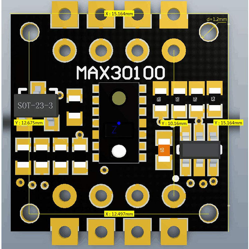 MakerFocus Heart-Rate Sensor Module MAX30100 for Wearable Medical Devi