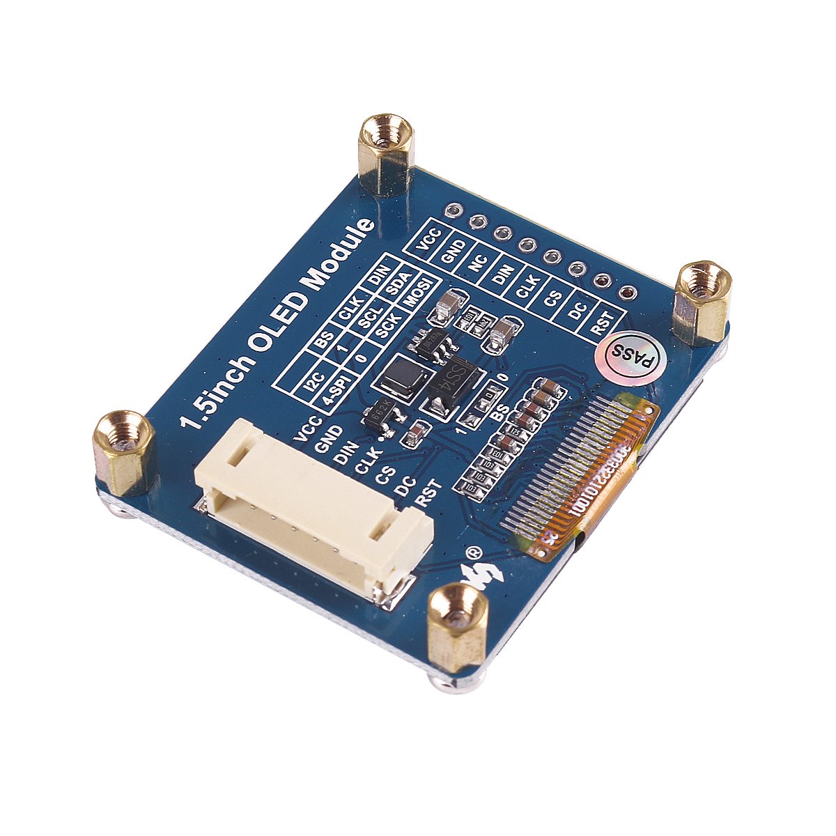 MakerFocus 1.5inch I2C OLED Display Module for Arduino/Raspberry/Jetso