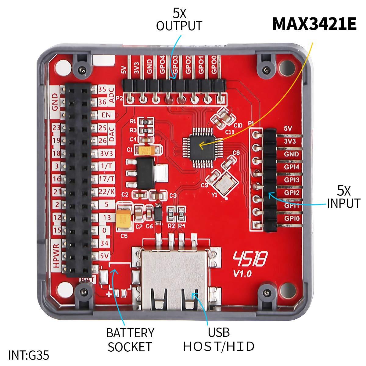 M5Stack USB Driver Module Integrated MAX3421E for Arduino ESP32 M5Stac – MakerFocus