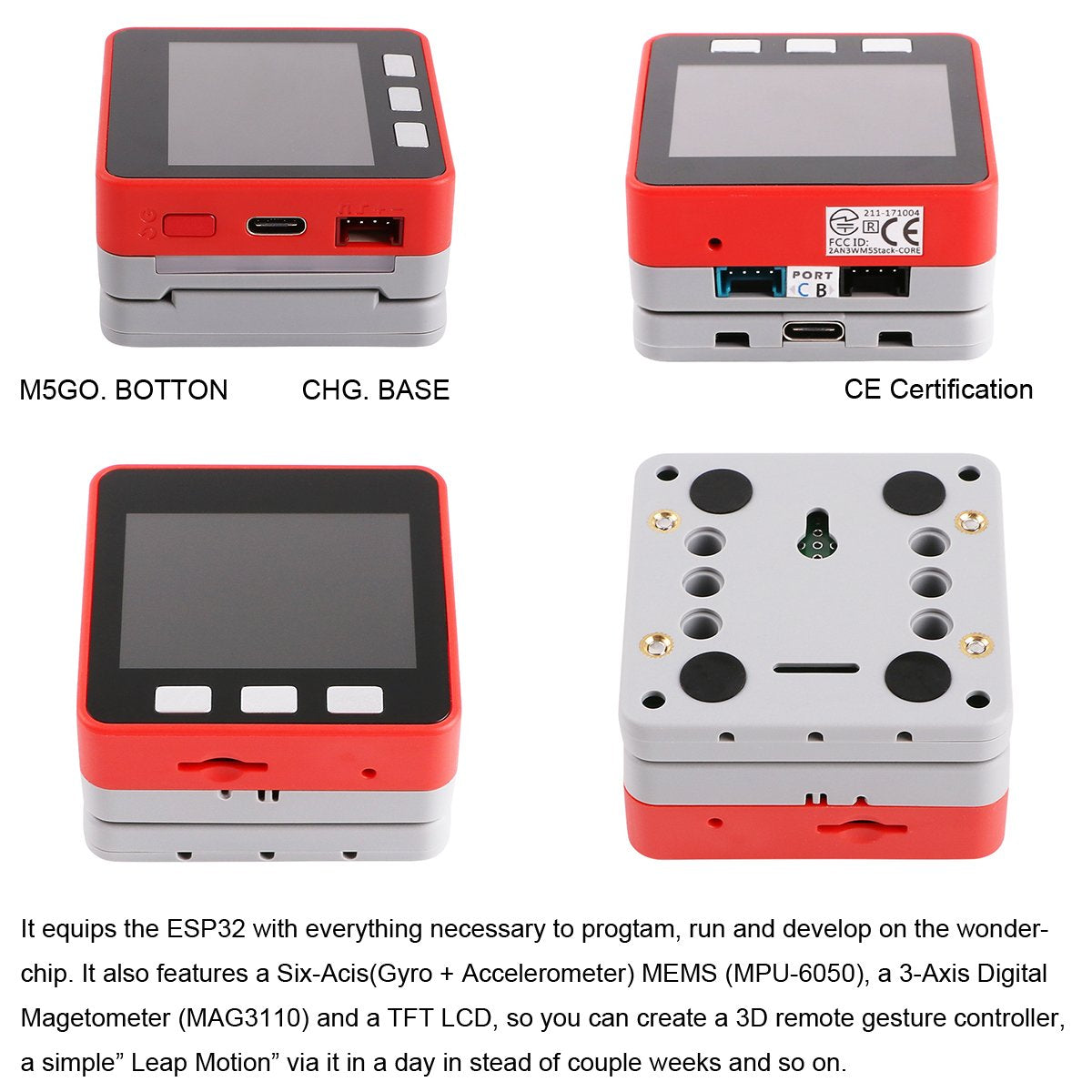 M5Stack FIRE IoT Kit 240MHz Dual Core ESP32 Development Stackable Kit – MakerFocus