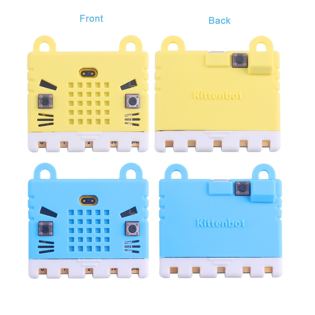 MakerFocus 2pcs Micro:bit Protective Case Non-acrylic Silicone Case