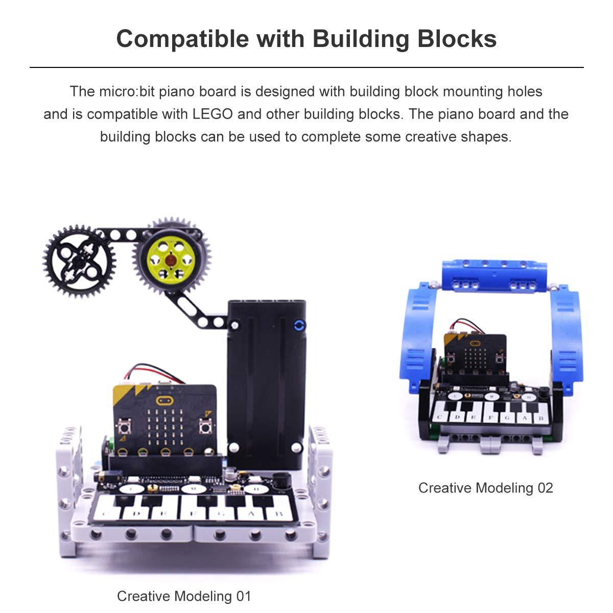 MakerFocus Piano Music Development Board for BBC Micro:bit Board with