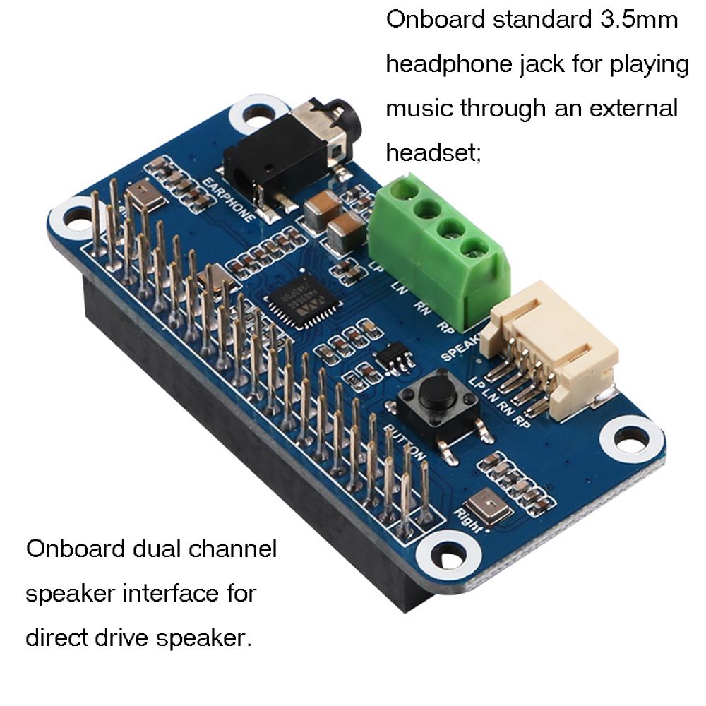 MakerFocus WM8960 I2S Expansion Board Amplifier Module with 2pcs Ardui