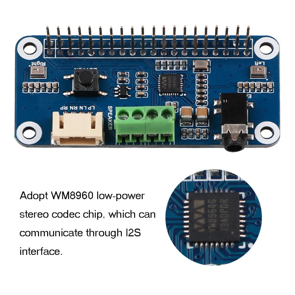 MakerFocus WM8960 I2S Expansion Board Amplifier Module with 2pcs Ardui