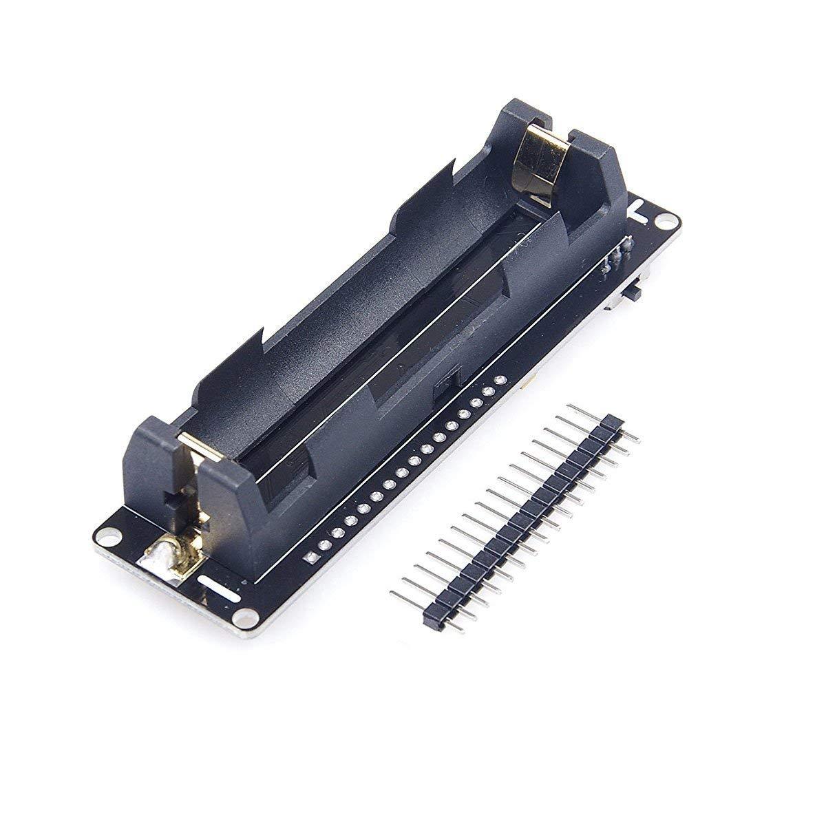 MakerFocus Wemos D1 Mini WiFi Module with 18650 Battery Slot ESP WROOM